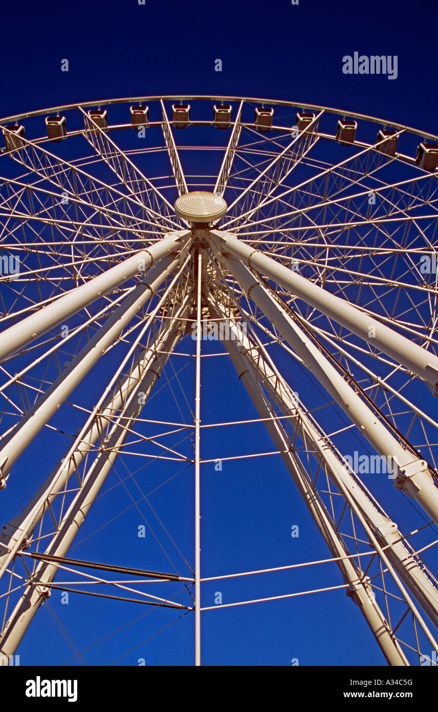 The Wheel of Seville, Prado de San Sebastian, Seville, Spain Stock ...