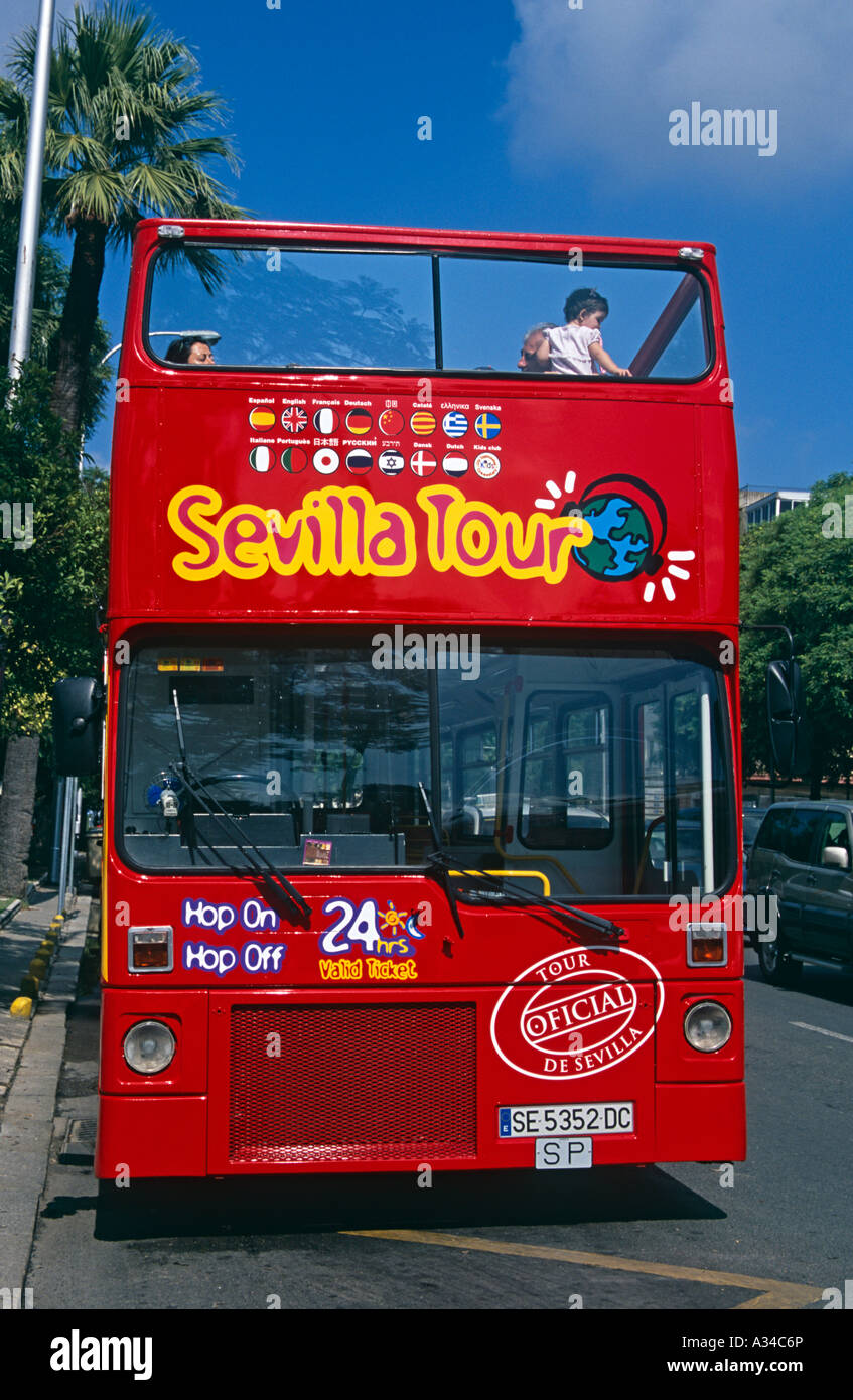 Seville bus hi-res stock photography and images - Alamy