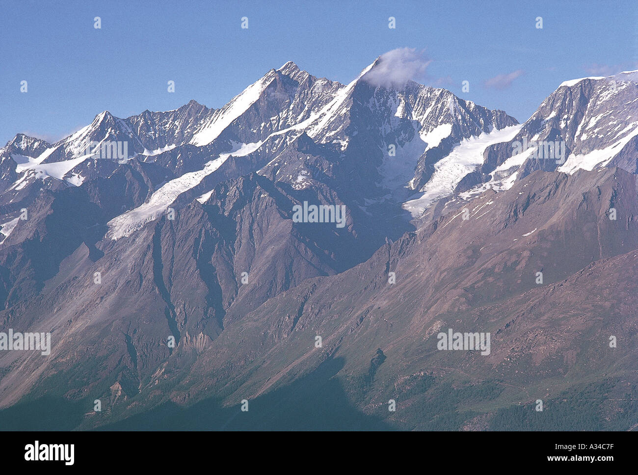 Mischabel peaks hi-res stock photography and images - Alamy