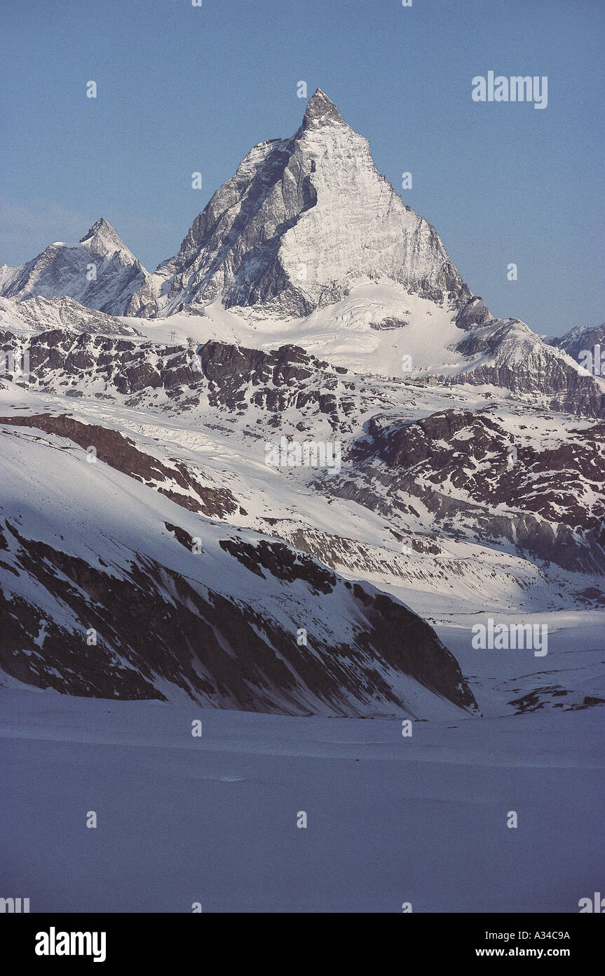 Matterhorn south face hi-res stock photography and images - Alamy