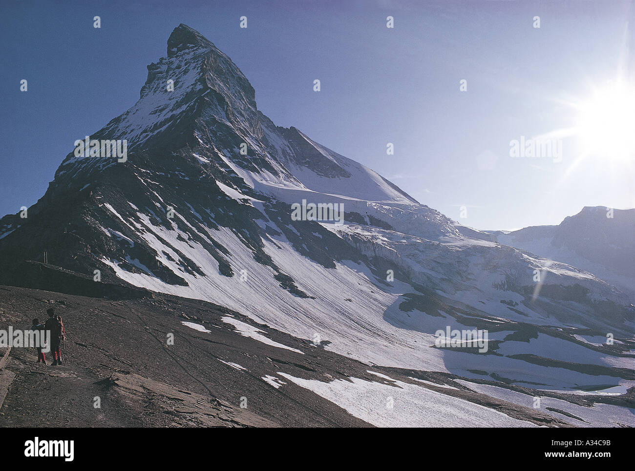 Zmutt ridge hi-res stock photography and images - Alamy