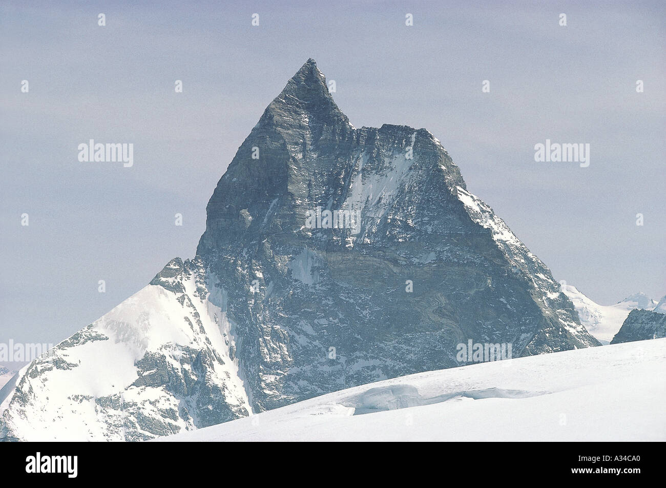 Matterhorn west face zmutt ridge hi-res stock photography and images ...