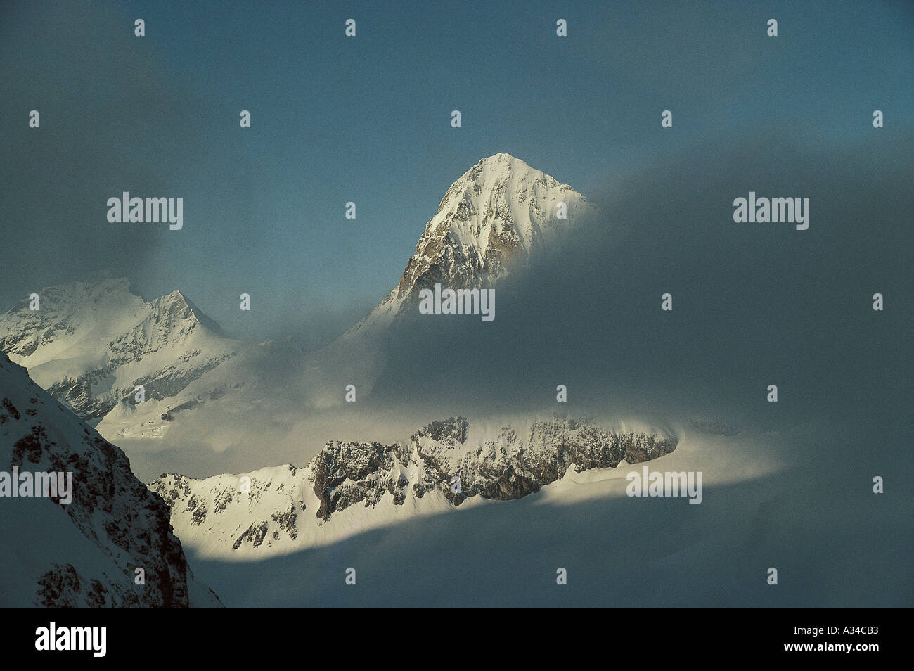 Dent blanche and grand cornier hi-res stock photography and images - Alamy