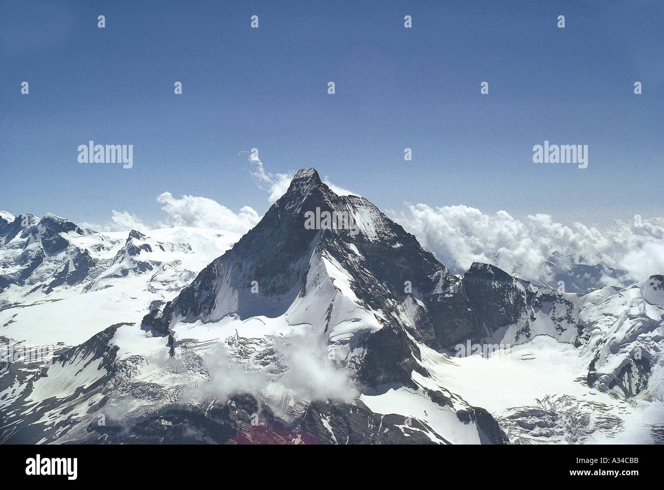 Matterhorn west face zmutt ridge hi-res stock photography and images ...
