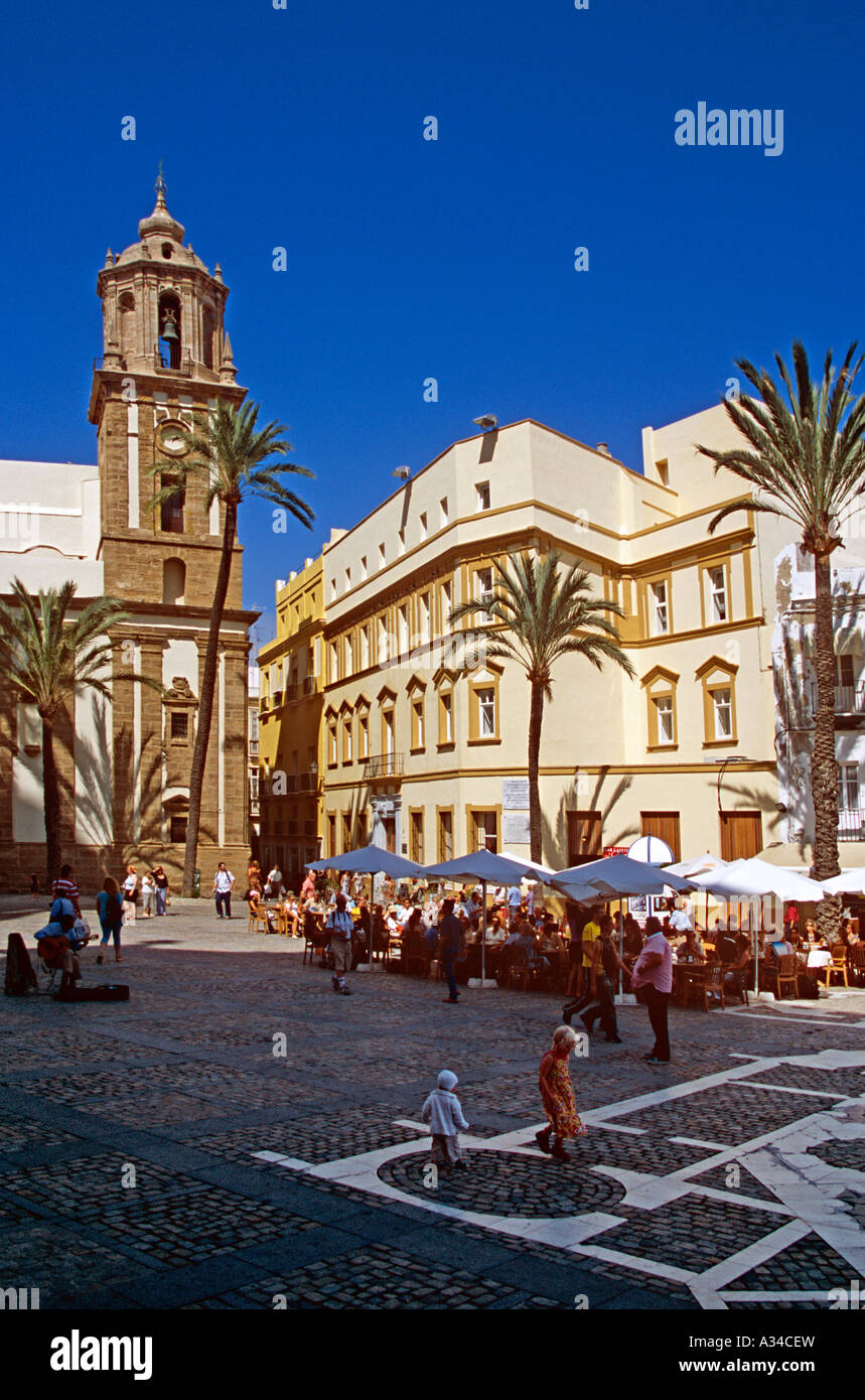 Cadiz Cathedral Square Plaza De Stock Photos & Cadiz Cathedral Square ...