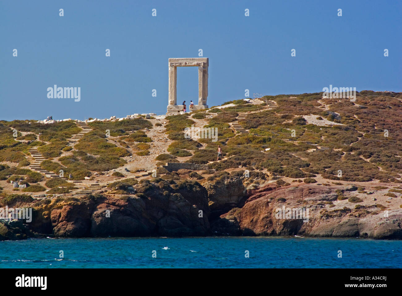 Greece greek island of Naxos Palatia Sanctuary of delian Apollo Temple ...