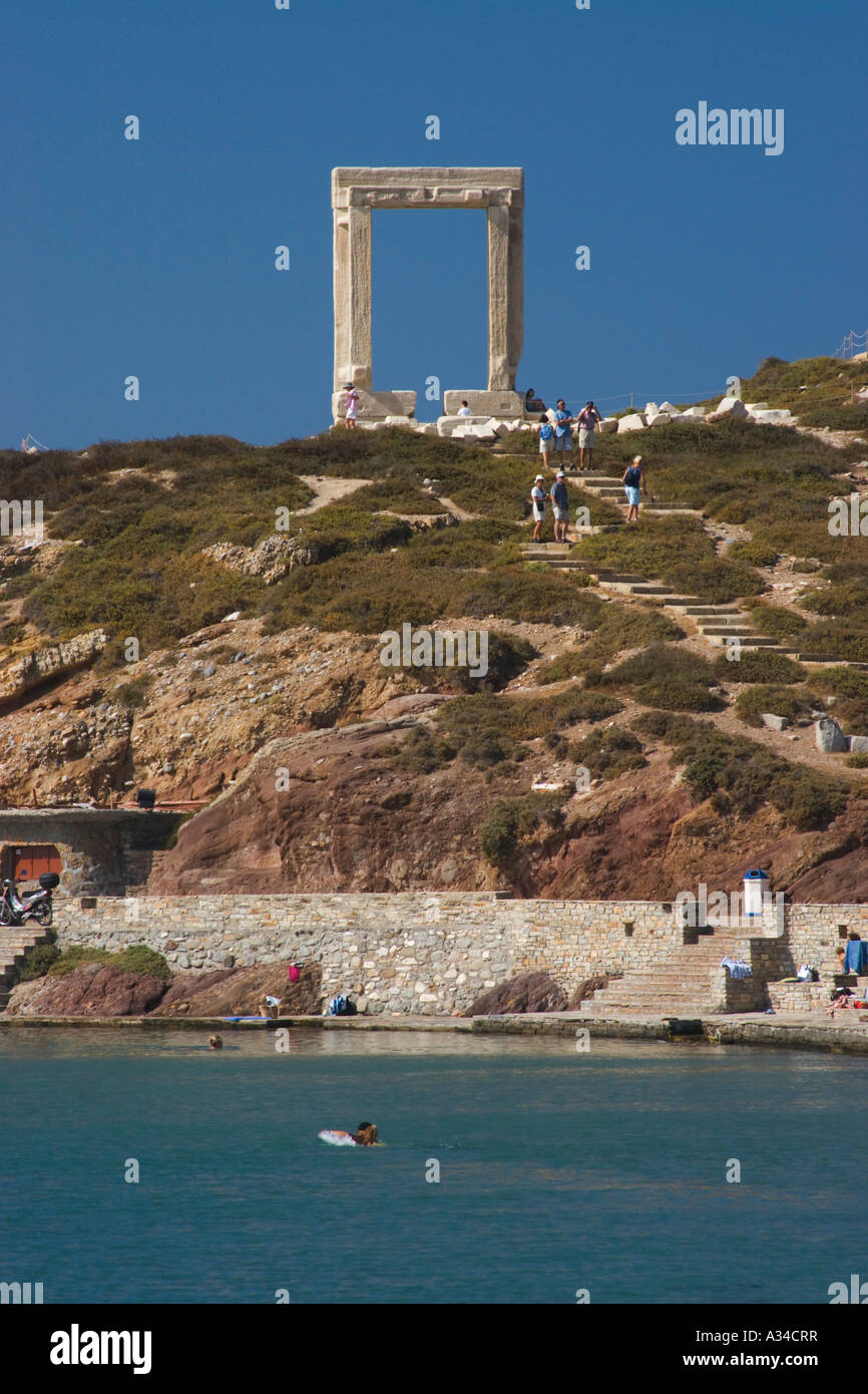 Greece greek island of Naxos Palatia Sanctuary of delian Apollo Temple ...