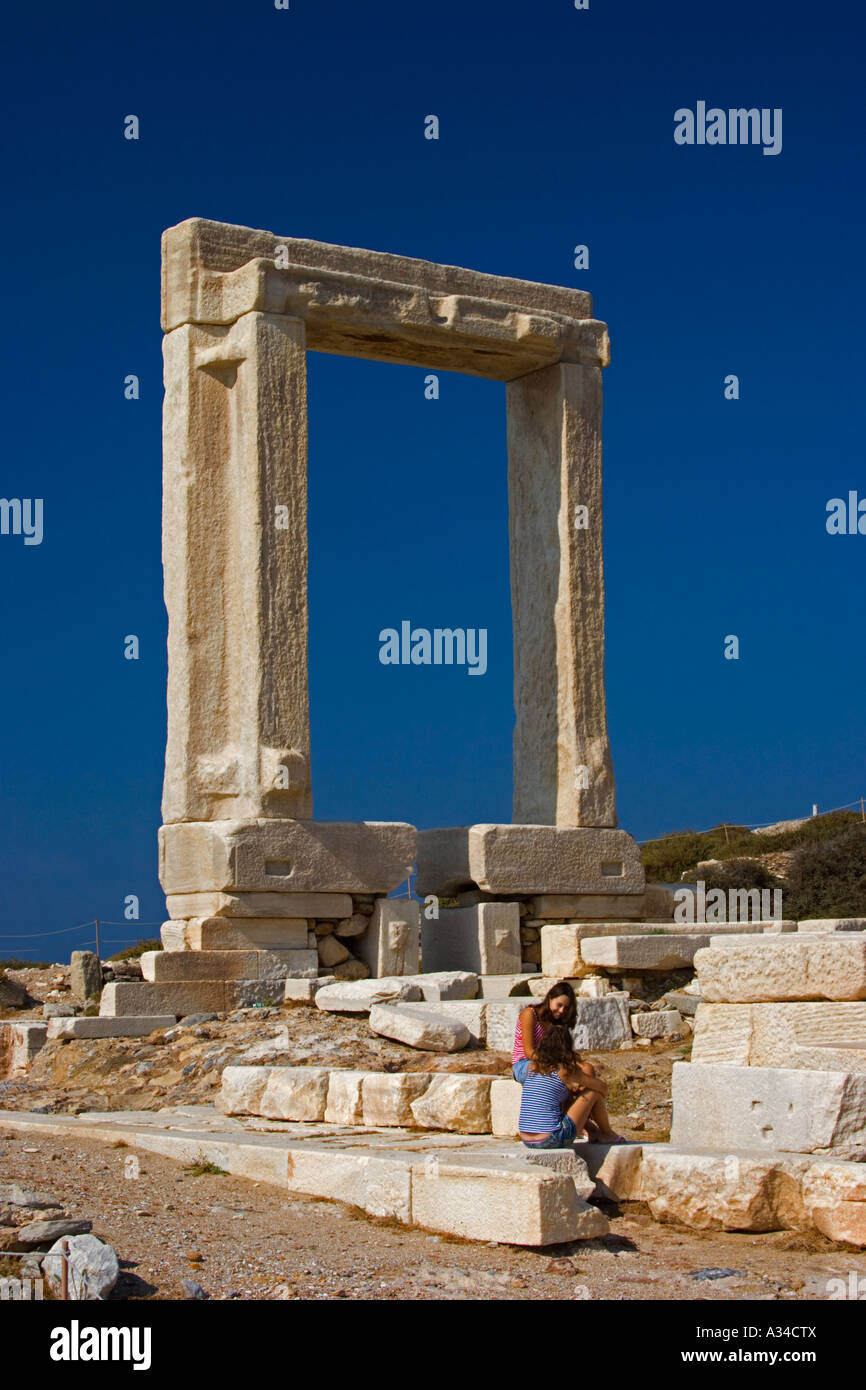Greece greek island of Naxos Palatia Sanctuary of delian Apollo Temple ...