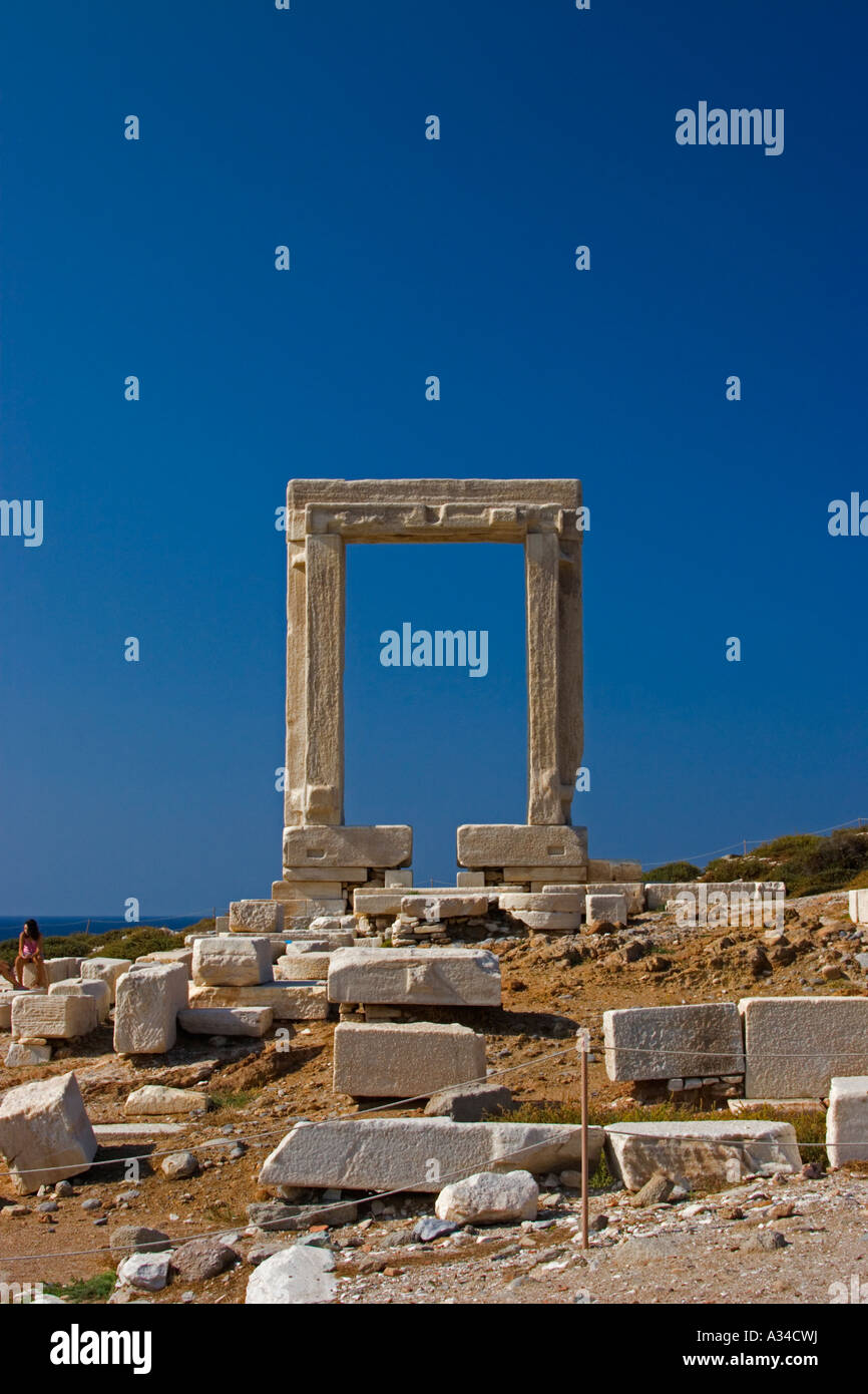 Greece greek island of Naxos Palatia Sanctuary of delian Apollo Temple ...