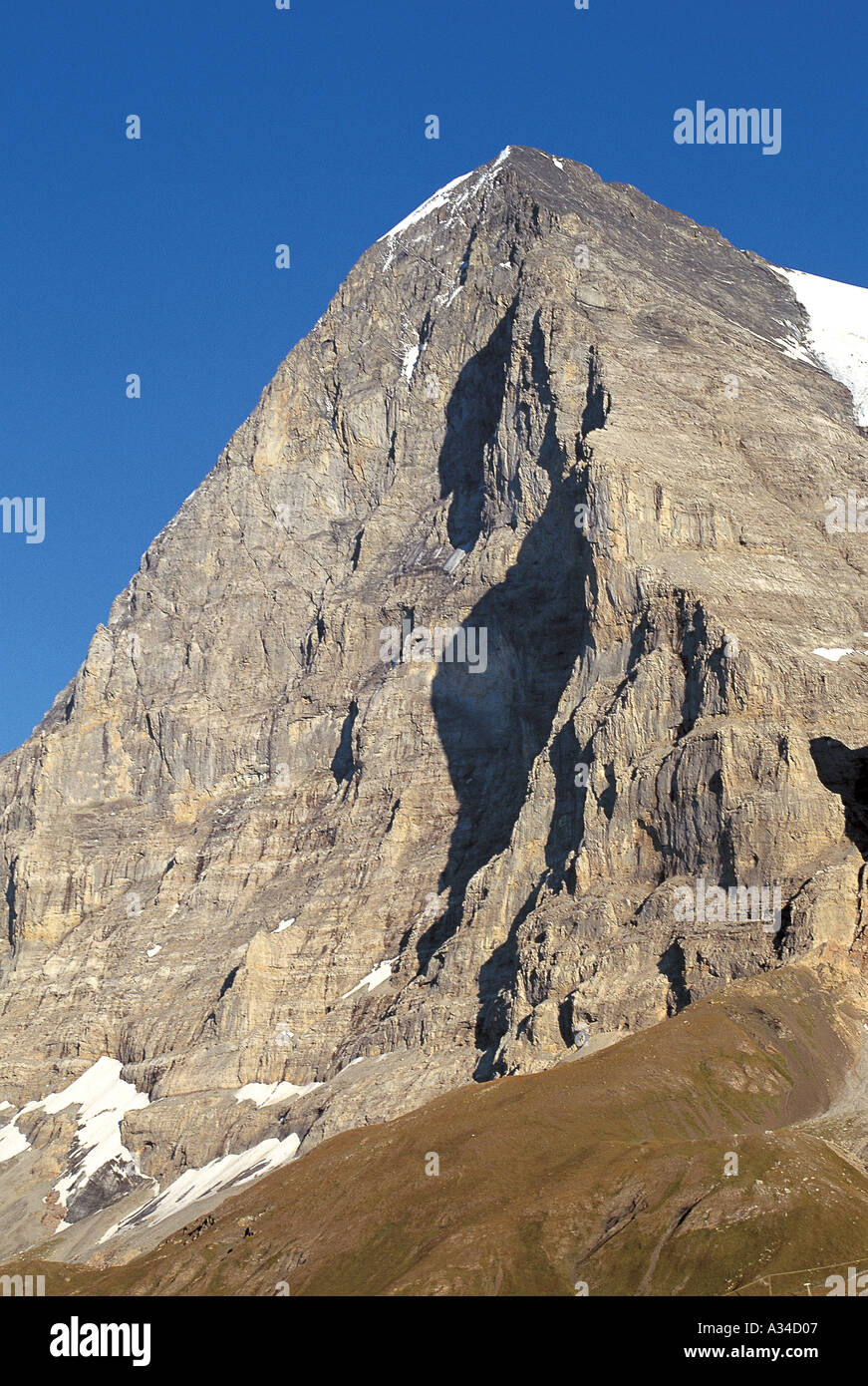 Eiger seen from kleine scheidegg hi-res stock photography and images ...