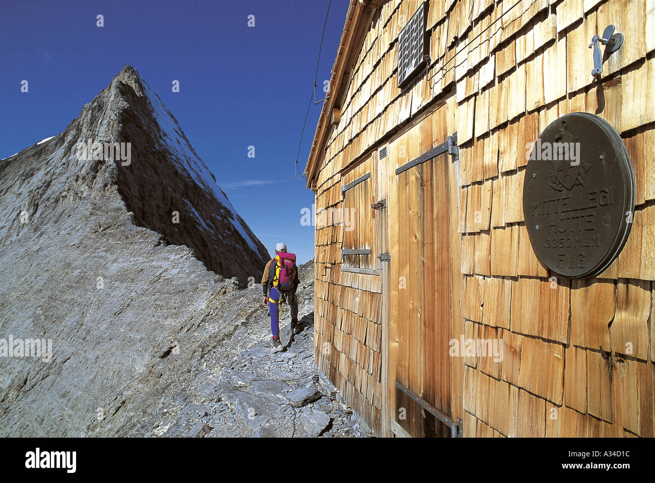 Mittellegi ridge hi-res stock photography and images - Alamy