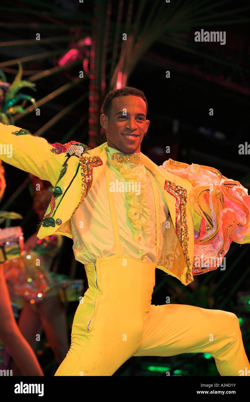 Dancer performing at La Tropicana nightclub, Havana, Cuba Stock Photo ...