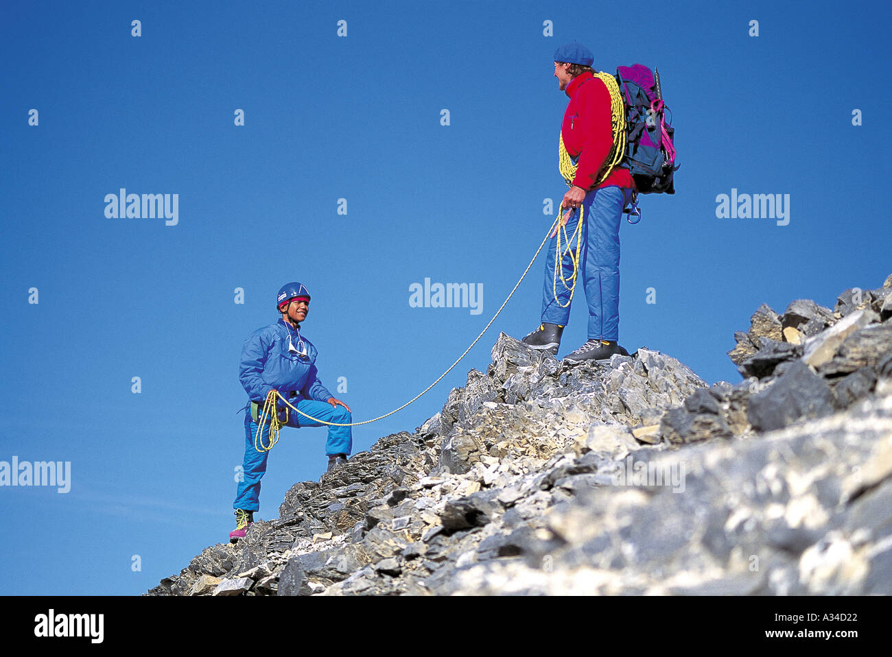 Mittellegi ridge hi-res stock photography and images - Alamy