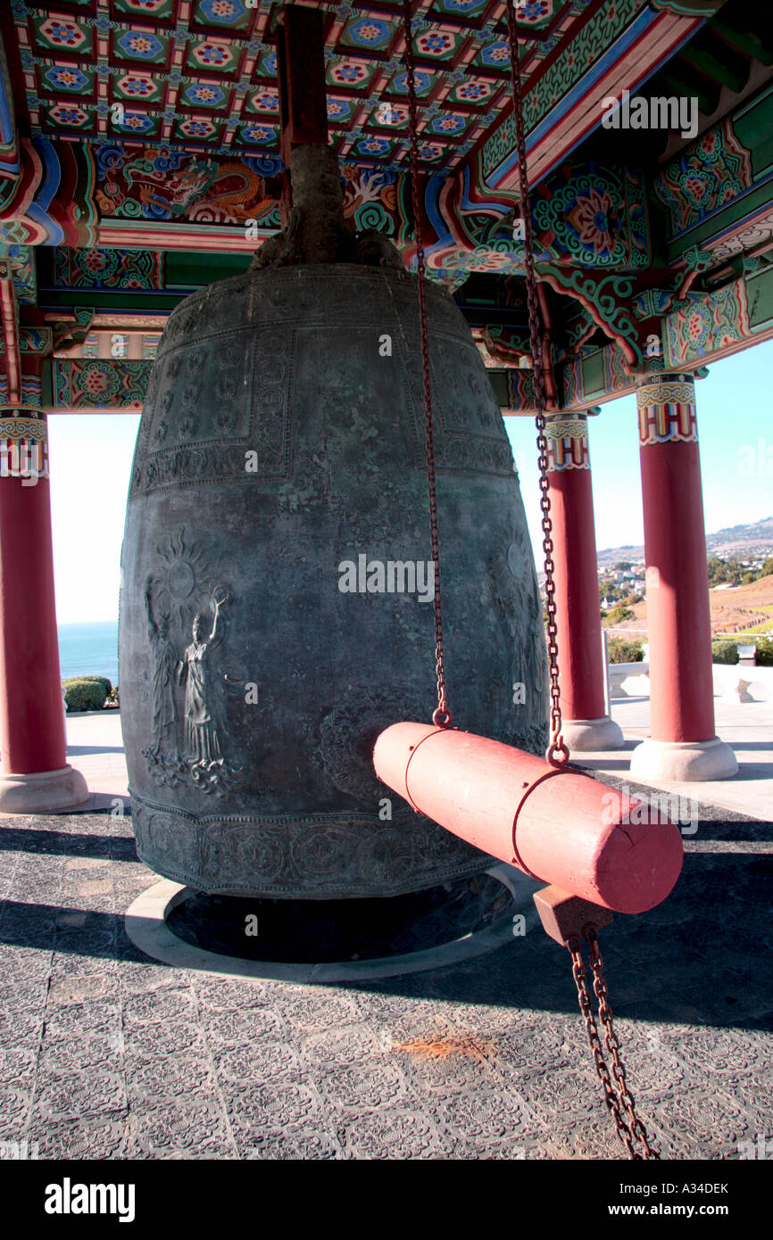 The Peace Bell Korean Peace Shrine, San Pedro Stock Photo - Alamy