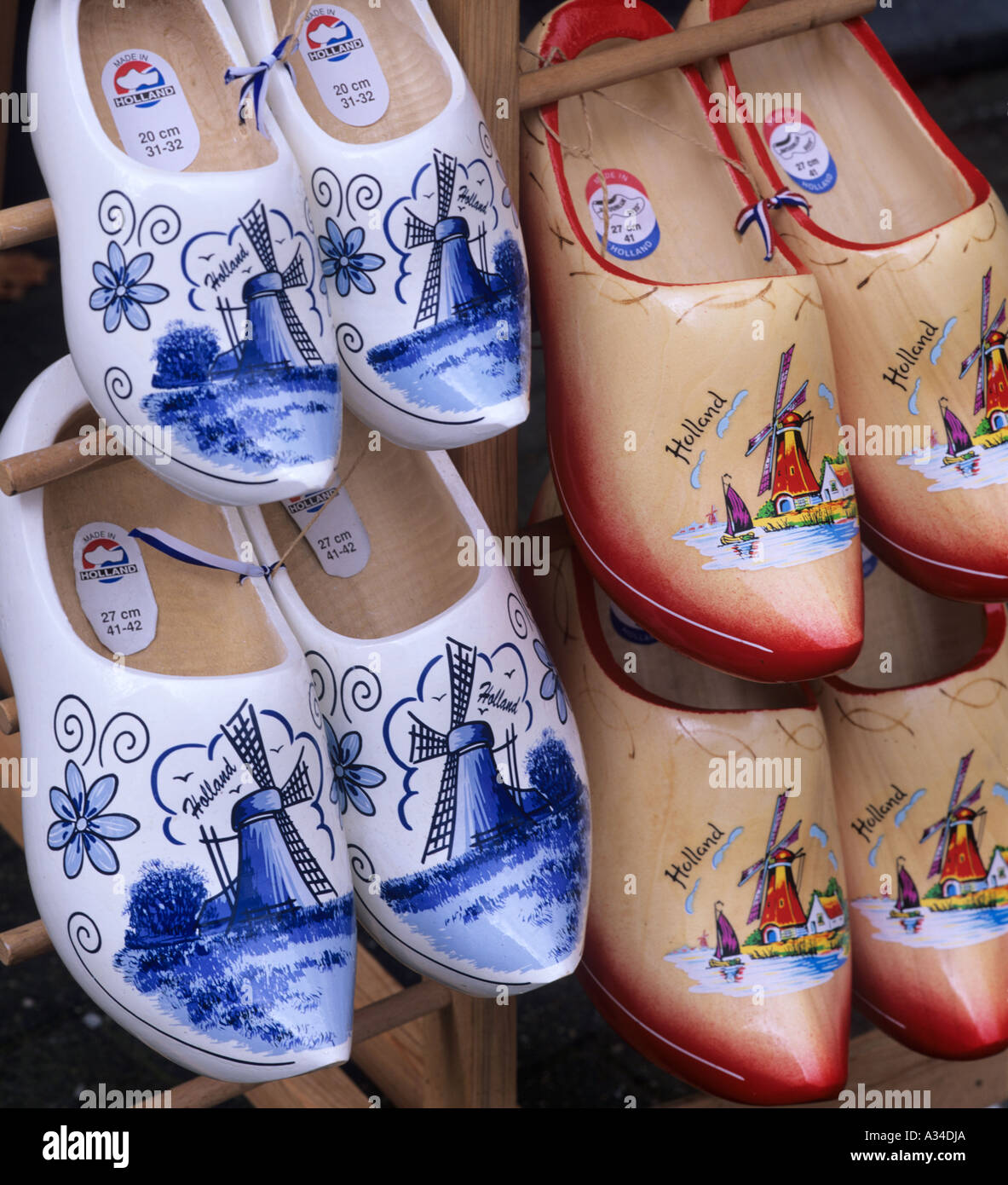 Dutch Clogs on display, Holland Stock Photo - Alamy