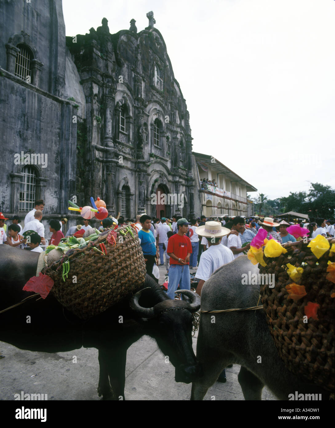 The centuries old church in Lukban, Quezon, Philippines where the ...