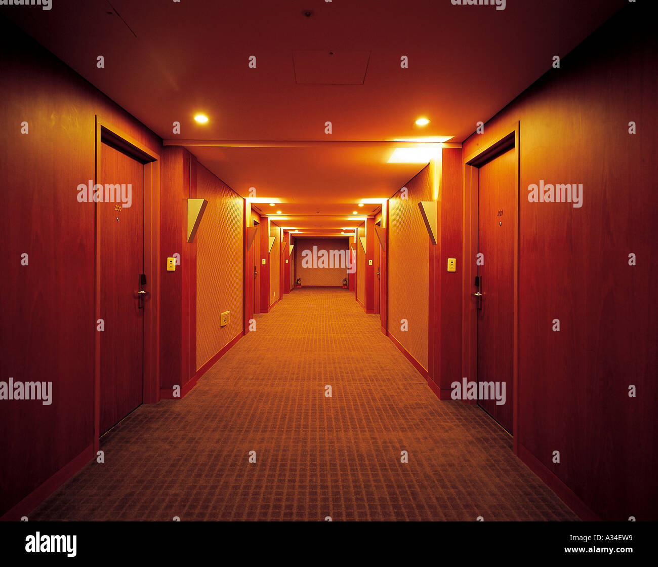 Hotel hallway hi-res stock photography and images - Alamy