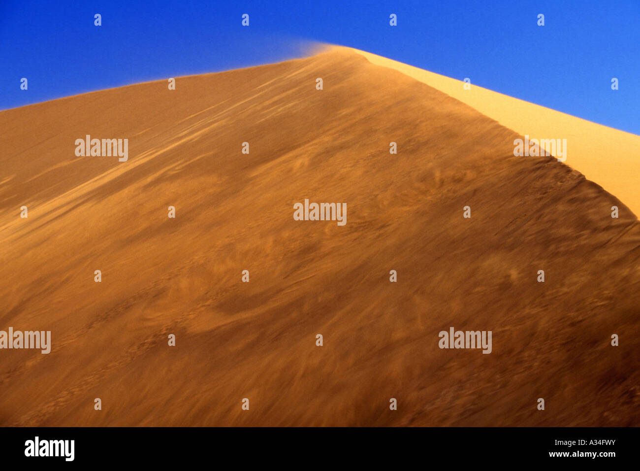 wind blowing on a dune, Namibia, Sossusvlei, Namib Stock Photo - Alamy