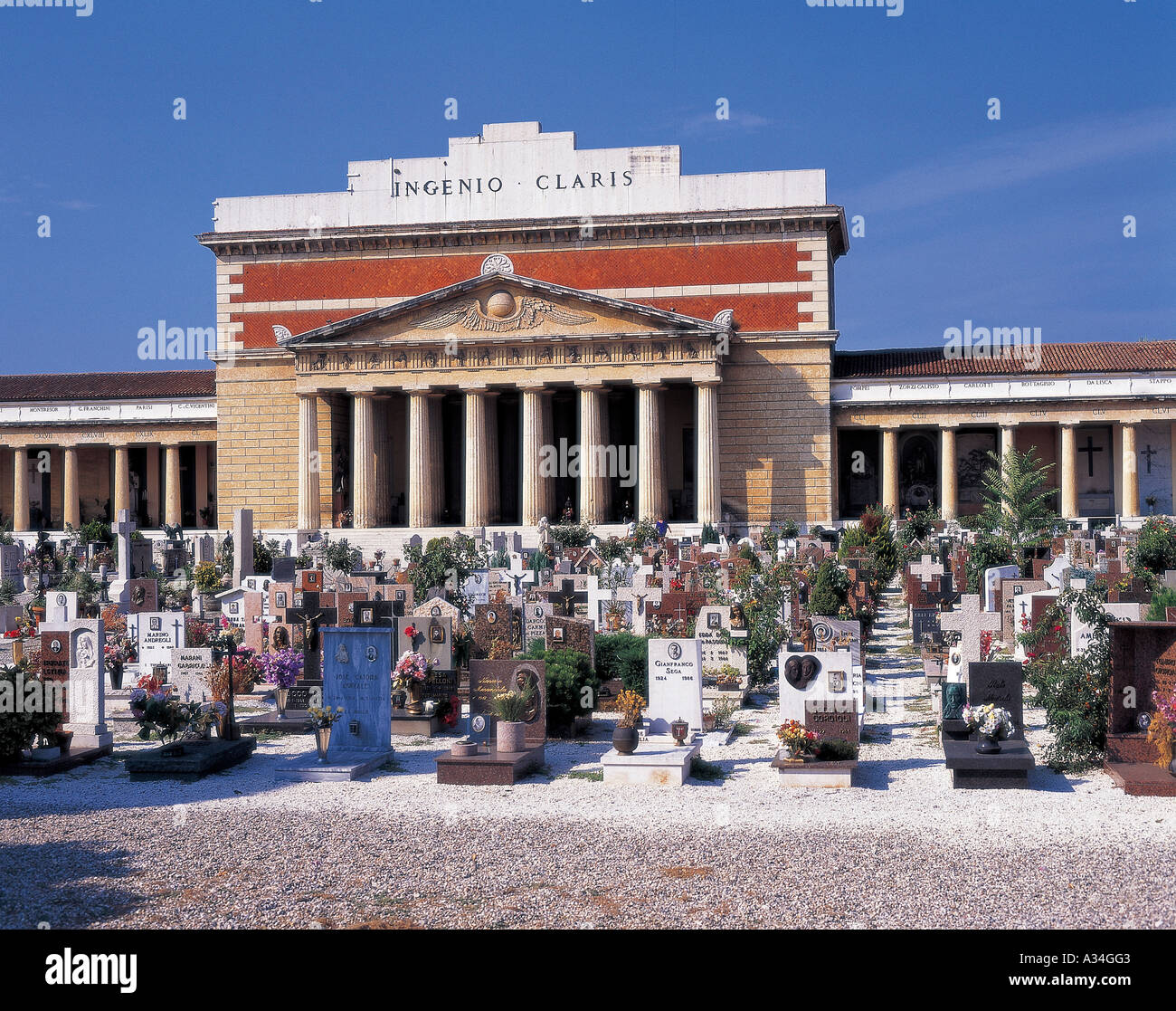A cemetry in Italy Stock Photo - Alamy