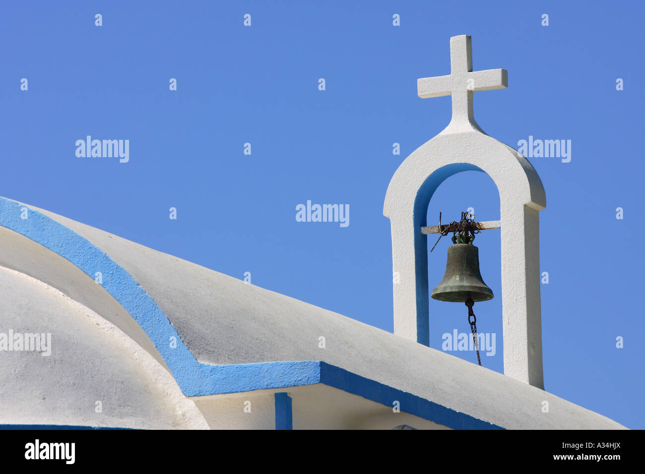 chapel St. George Kalamos, Rhodes, Greece Stock Photo - Alamy