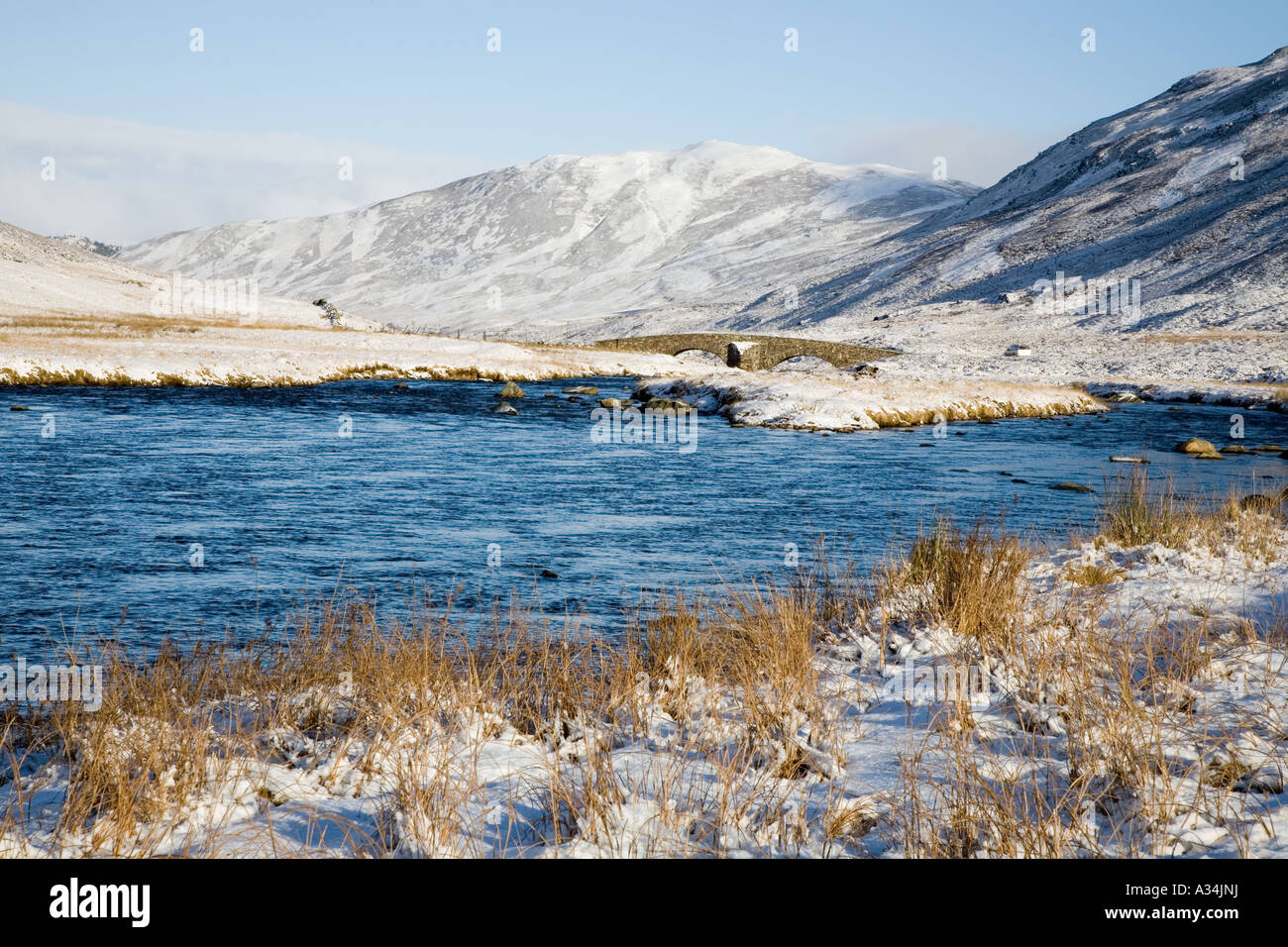 Scottish winter landscape - Spittal of Glen Shee - Cairnwell Scotland ...