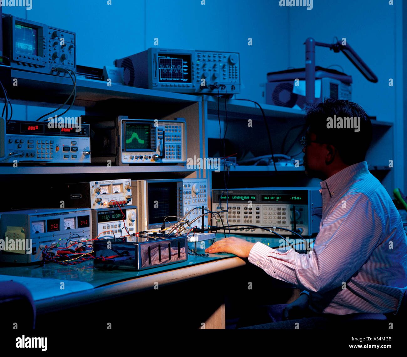 communication test room Stock Photo - Alamy