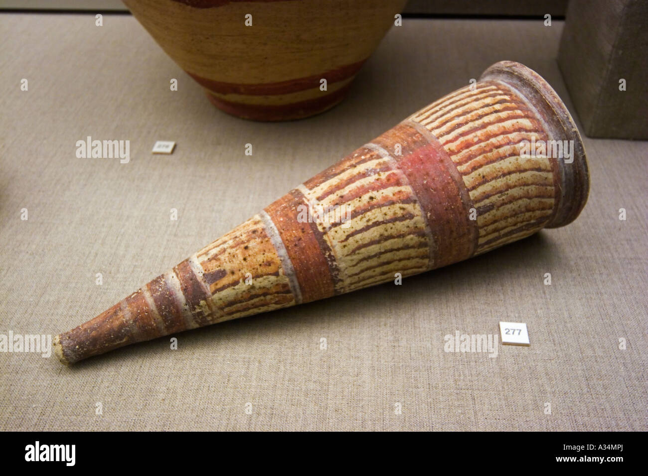 Greek Island Santorini Museum of Prehistoric Thira Conical Rhyton ...
