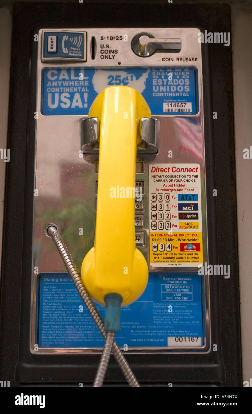 public phone usa Stock Photo - Alamy