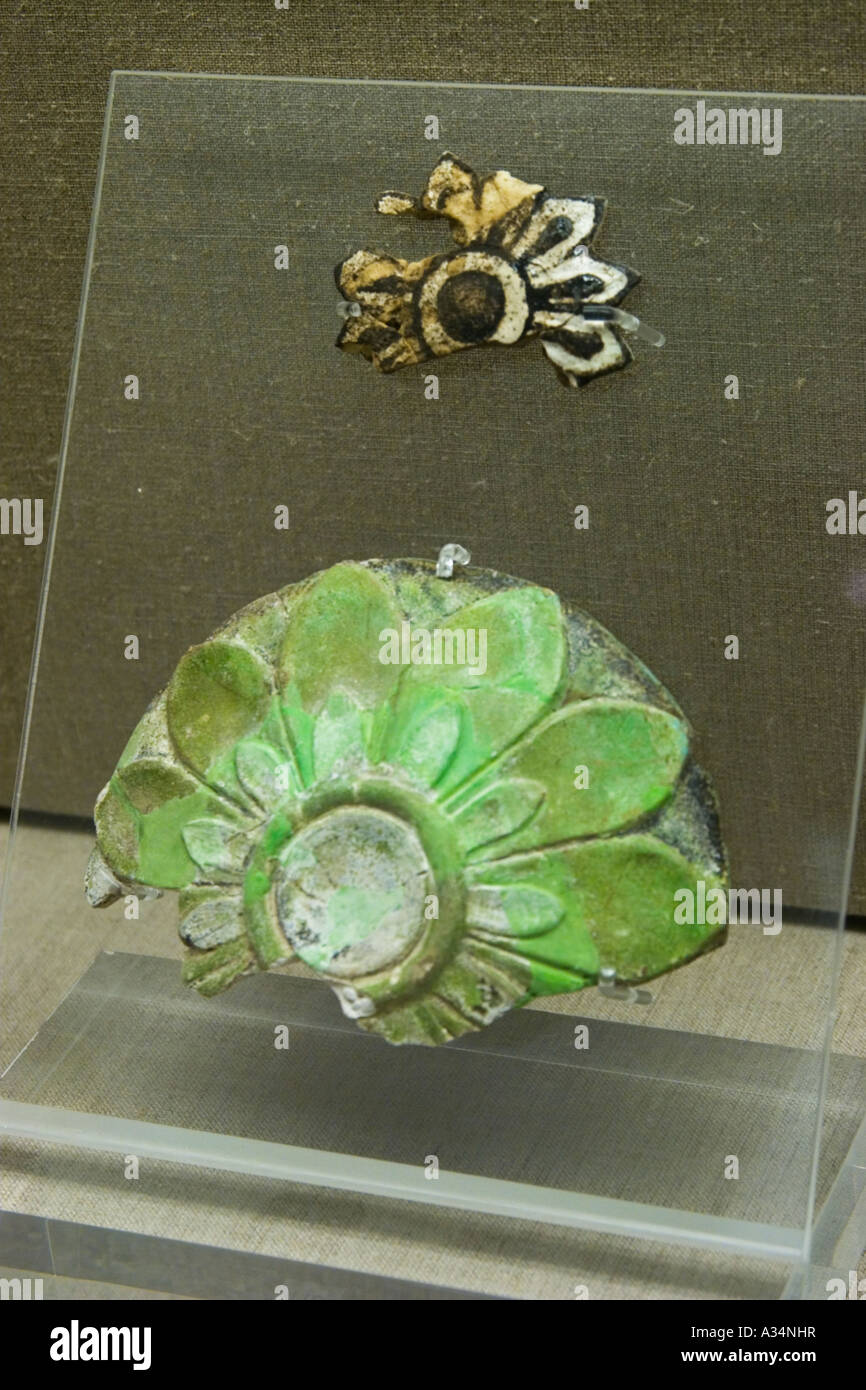 Greek Island Santorini Museum of Prehistoric Thira Faience object Stock ...