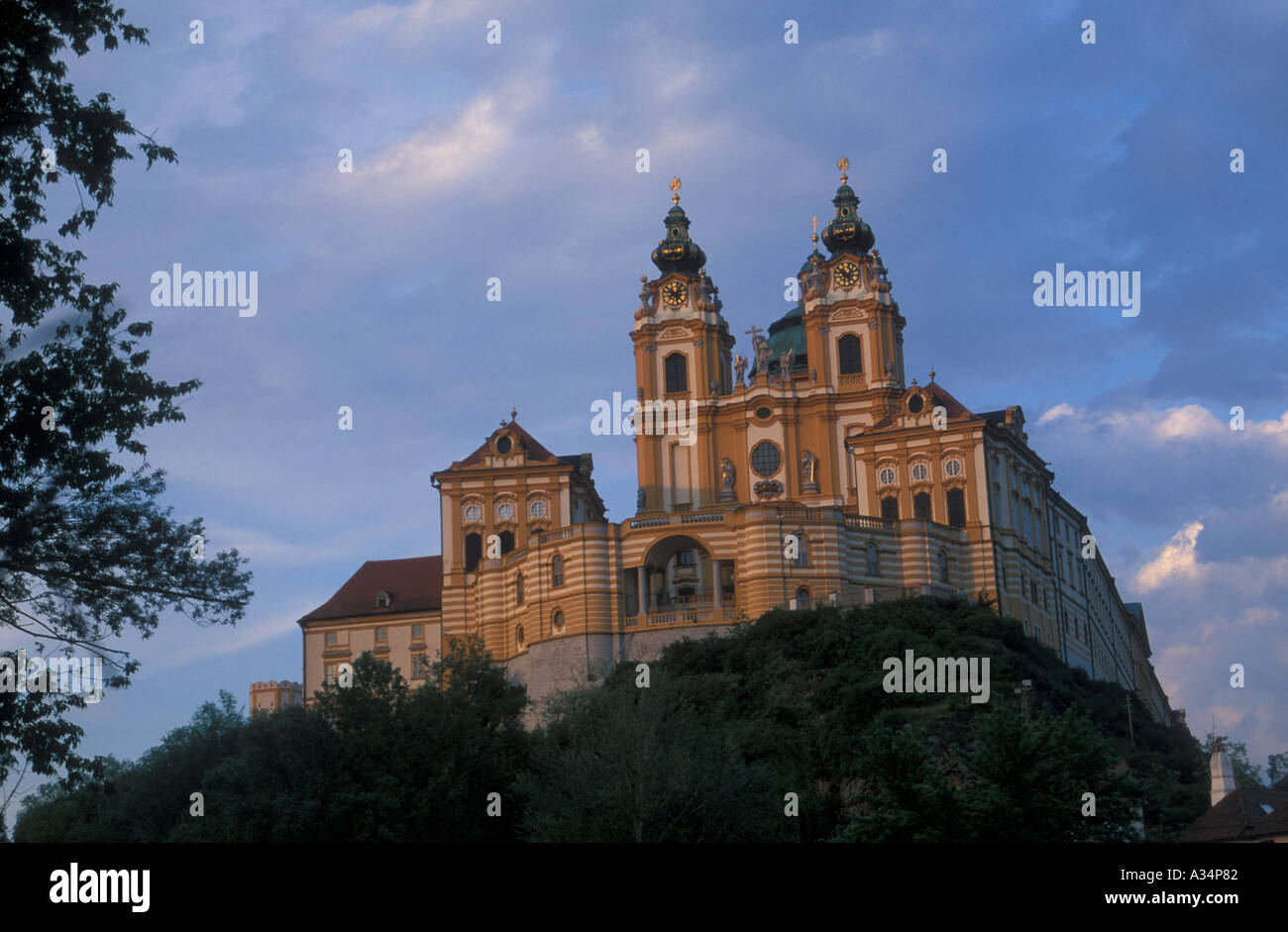 Monastery of Saint Benedict order in Melk baroque Architecture Wachau ...
