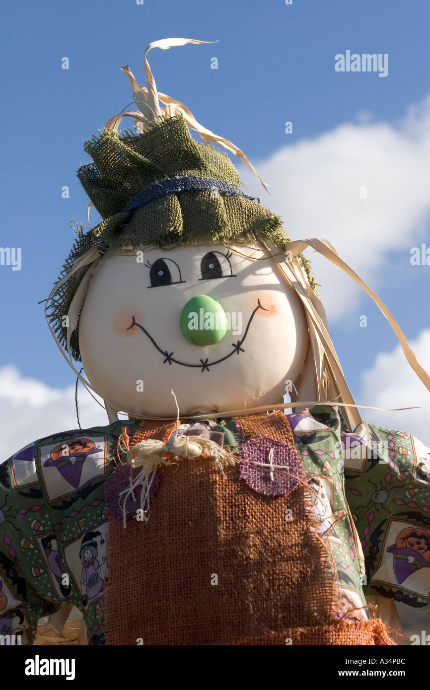 Smiley face scarecrow hi-res stock photography and images - Alamy