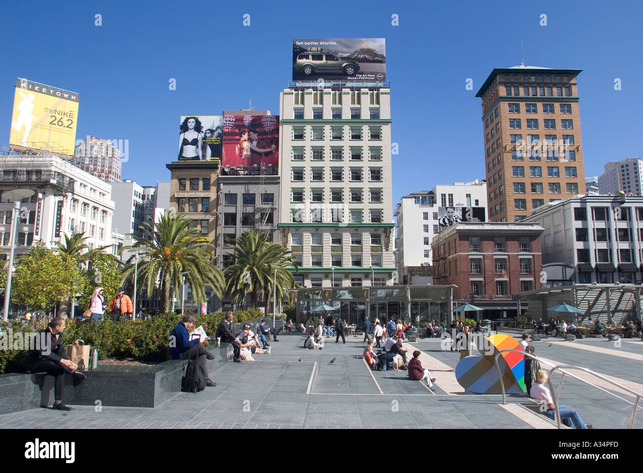 Union Square San Francisco California USA Stock Photo - Alamy