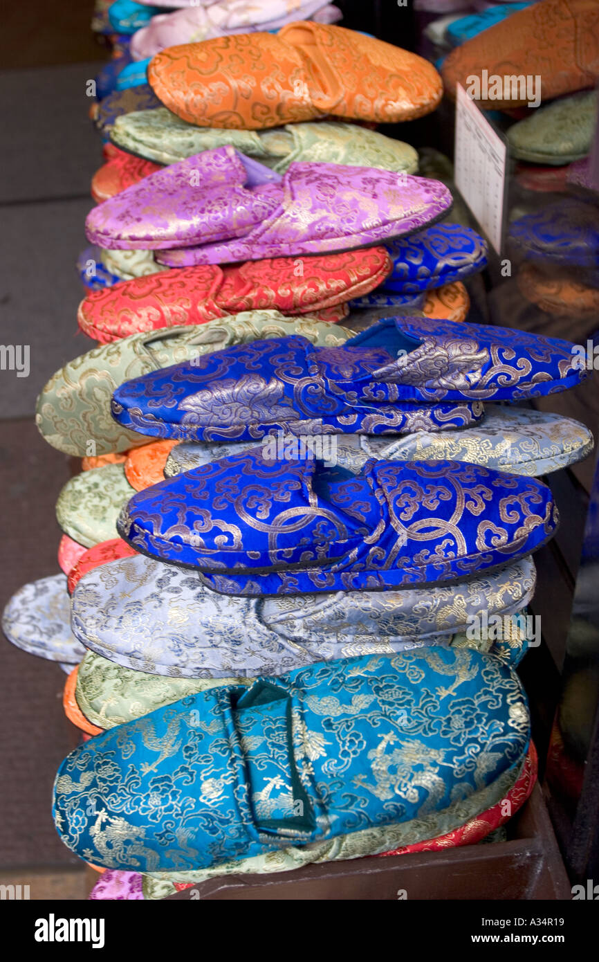 Chinese slippers hi-res stock photography and images - Alamy