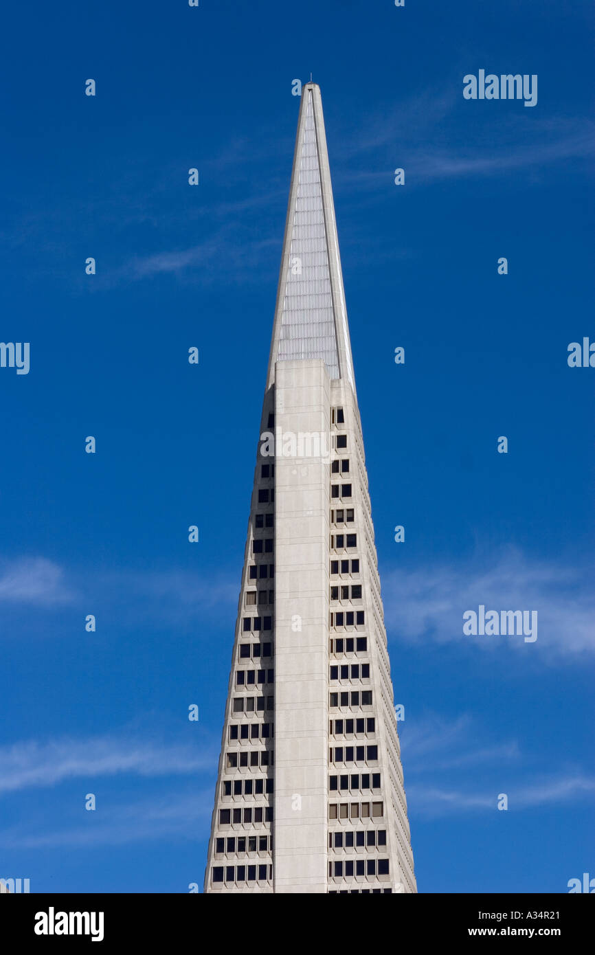 Transamerica Pyramid Building San Francisco California USA Stock Photo ...