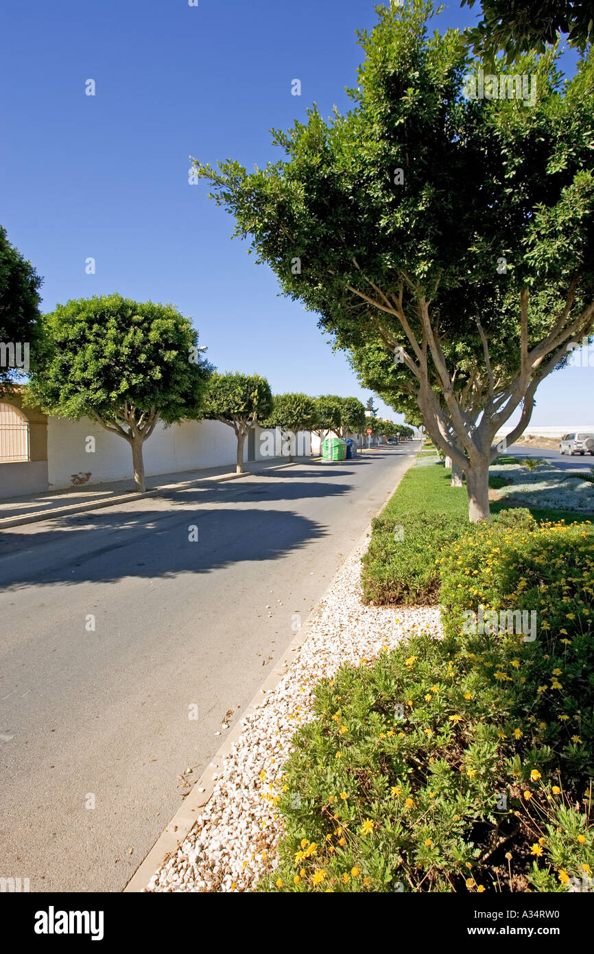 Backstreets of small town of San Agustin in Spain Stock Photo - Alamy