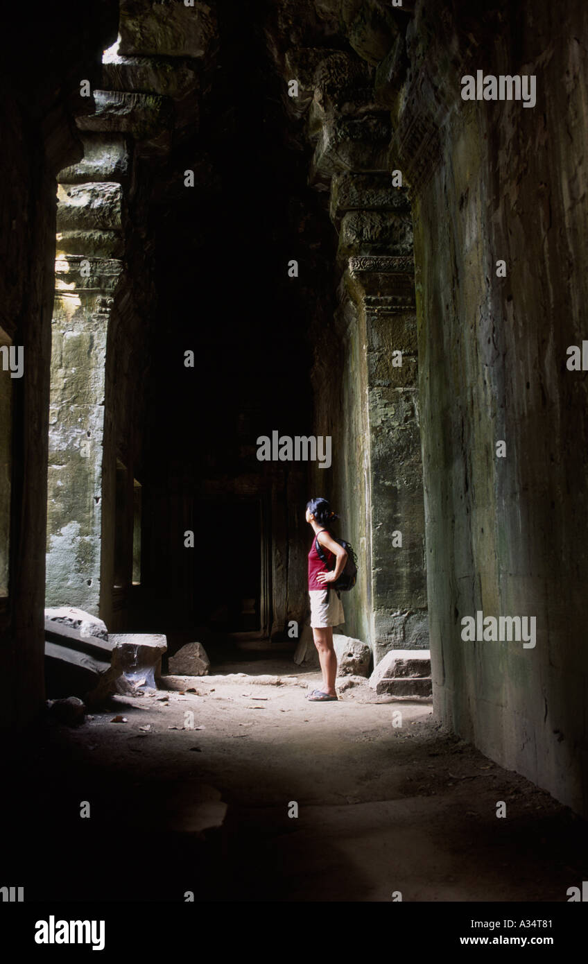 Ta prohm interior cambodia hi-res stock photography and images - Alamy