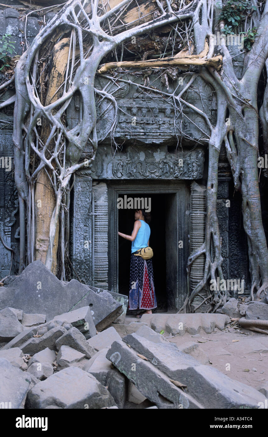 Ta prohm interior cambodia hi-res stock photography and images - Alamy