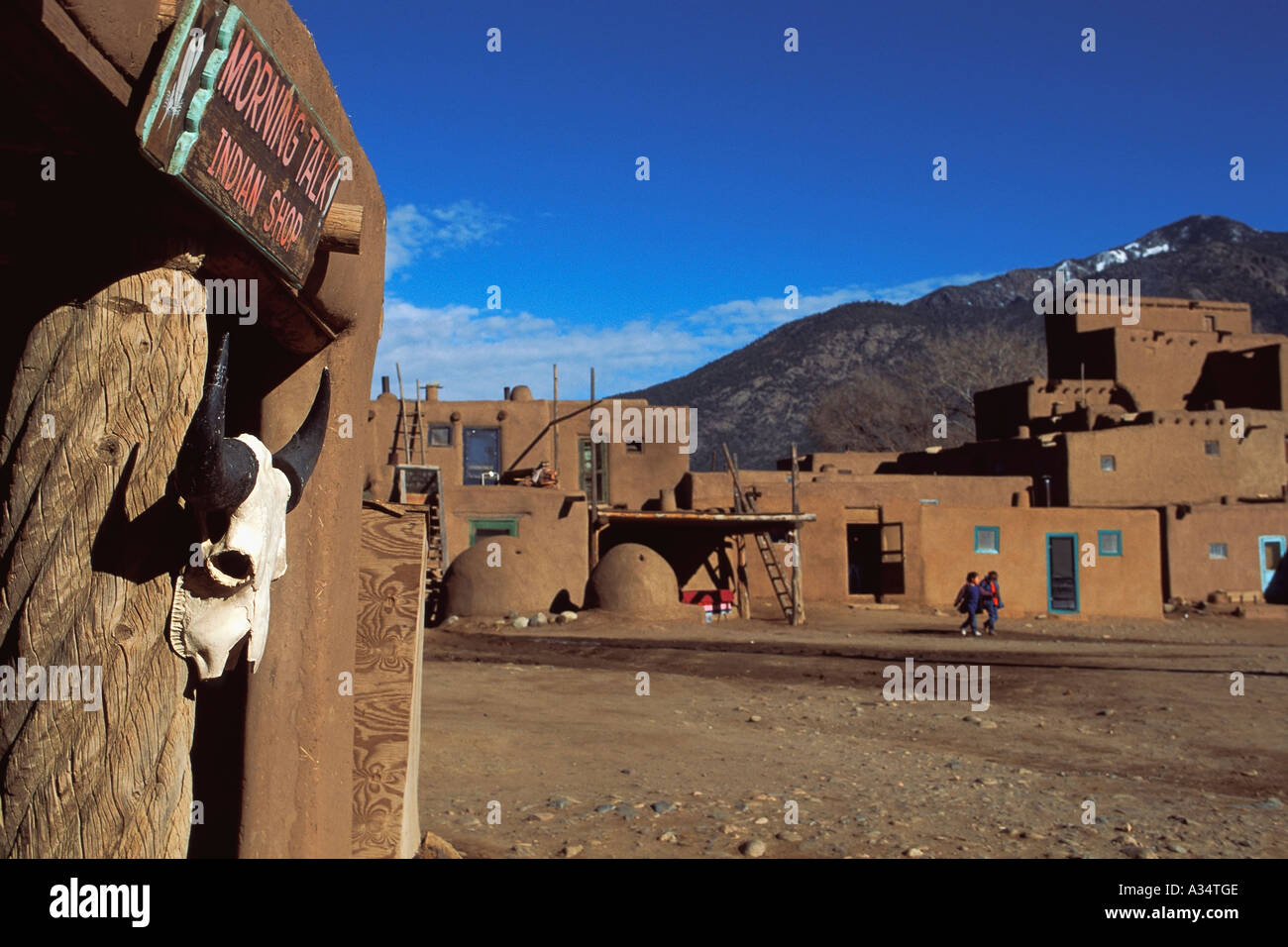 Taos Pueblo, Taos, New Mexico Stock Photo - Alamy