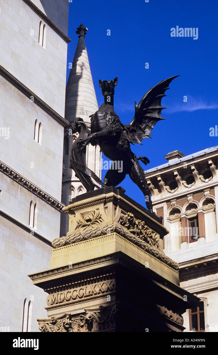 Temple Bar Memorial, Fleet Street, City of London, London, UK Stock ...