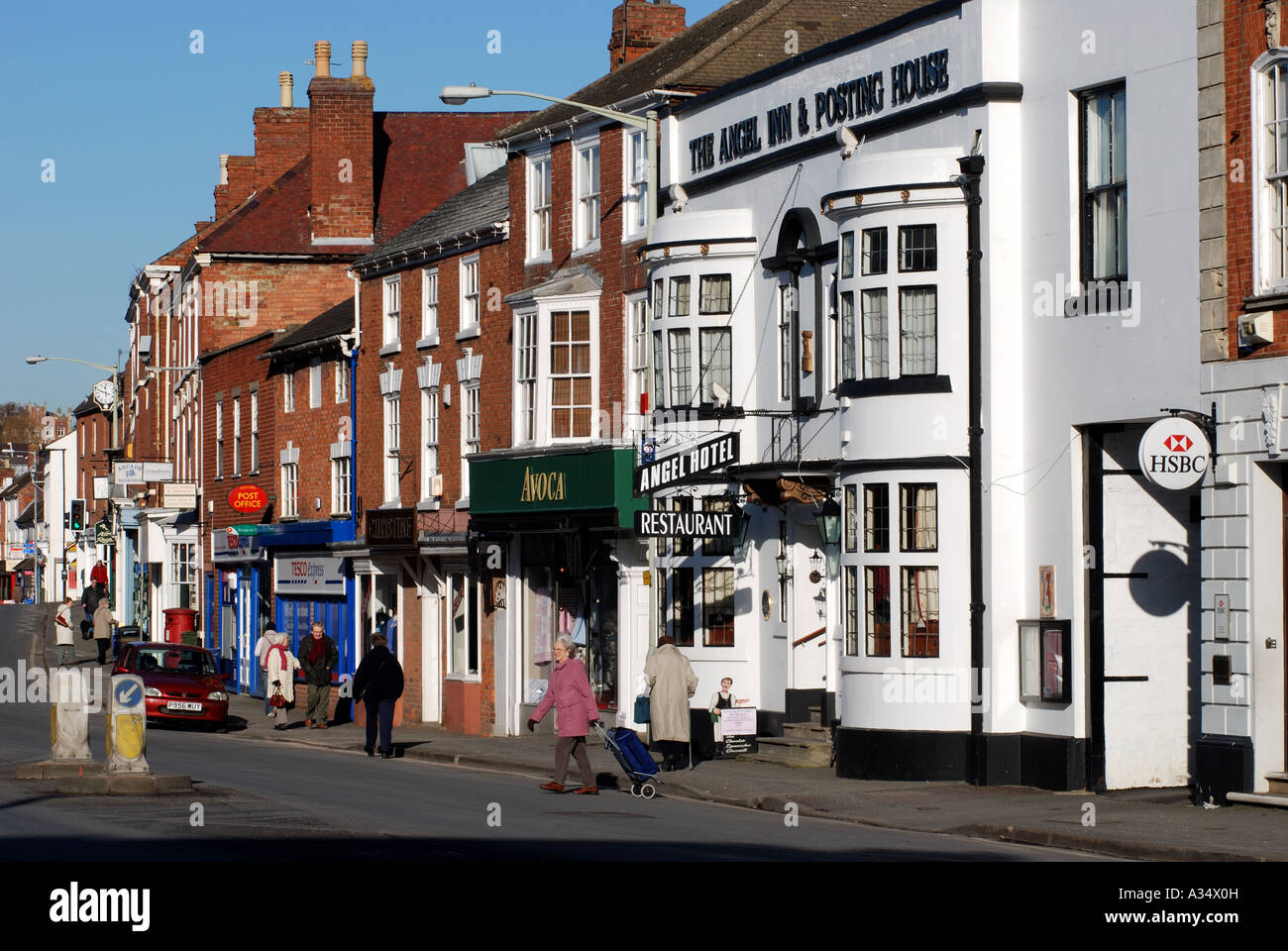 High Street, Pershore, Worcestershire, England, UK Stock Photo - Alamy