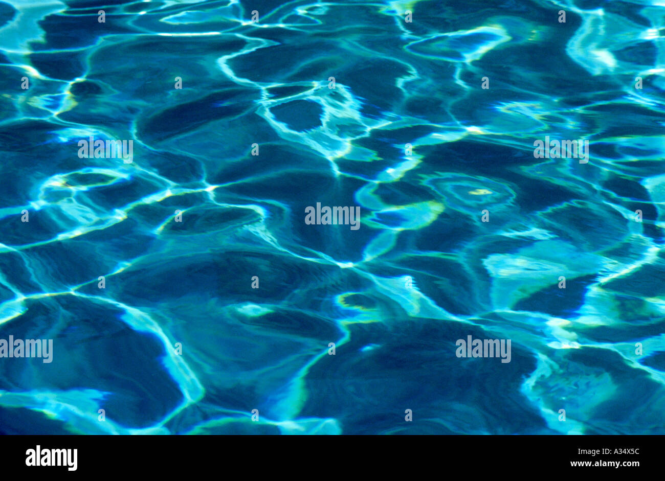 water reflections in pool Stock Photo - Alamy