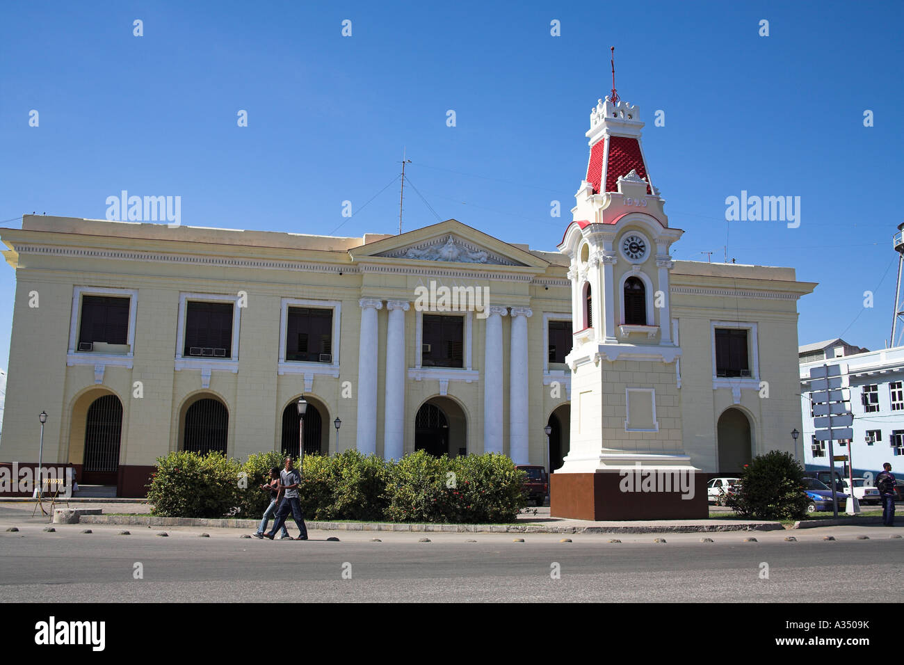Customs House and the clock tower, Santiago de Cuba, Cuba Stock Photo ...