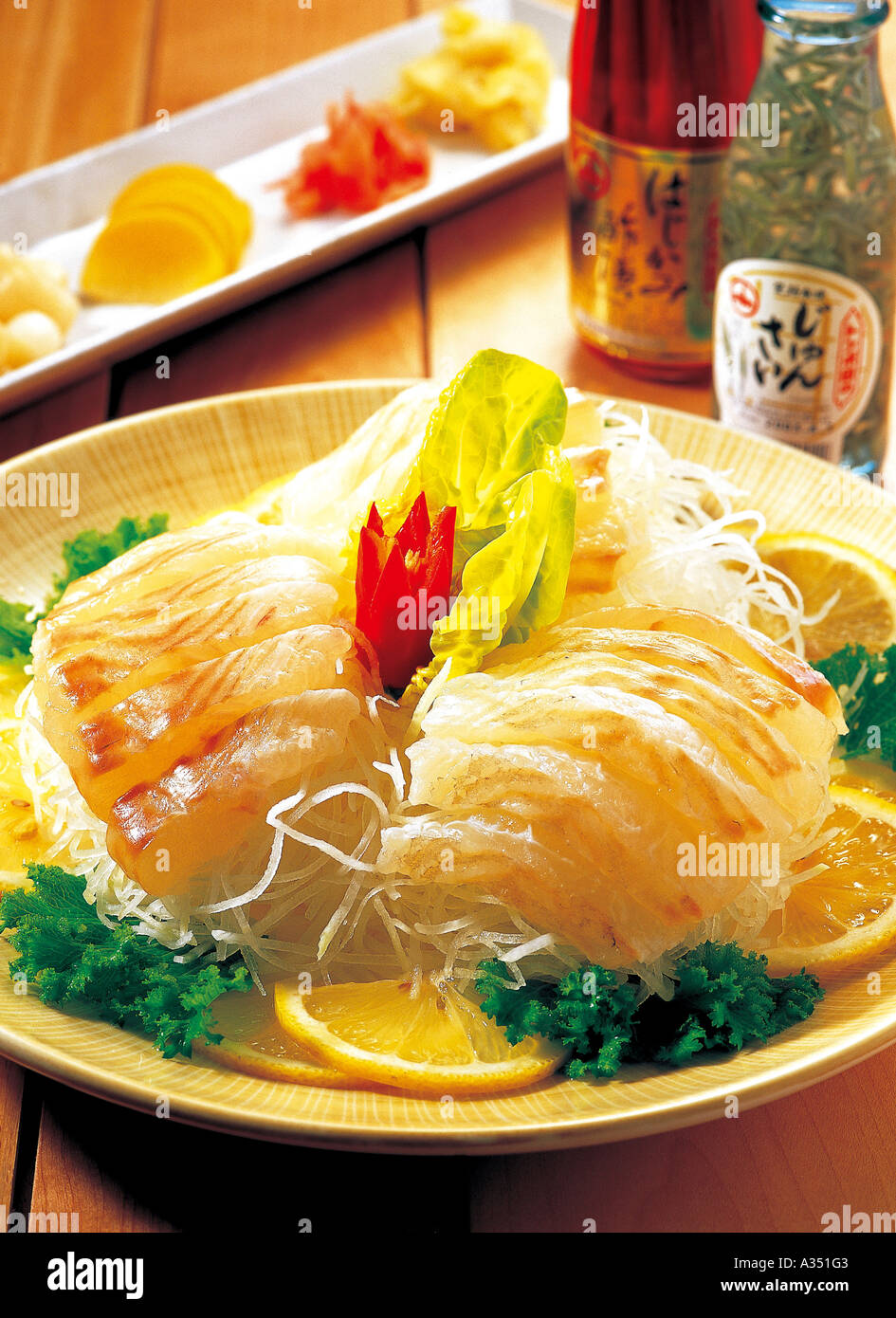 Flounder sashimi hi-res stock photography and images - Alamy