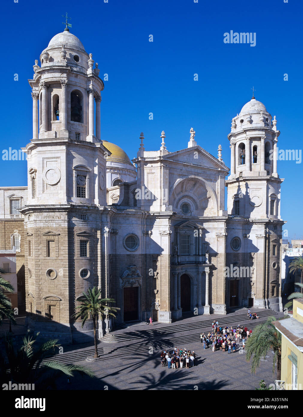 Cadiz Cathedral, Spain Stock Photo - Alamy