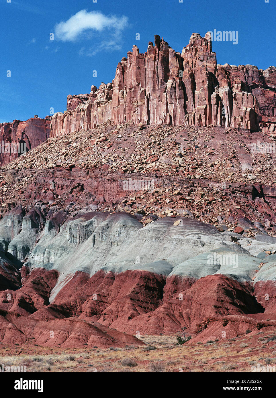USA Utah Rock formation in northern Utah Stock Photo - Alamy