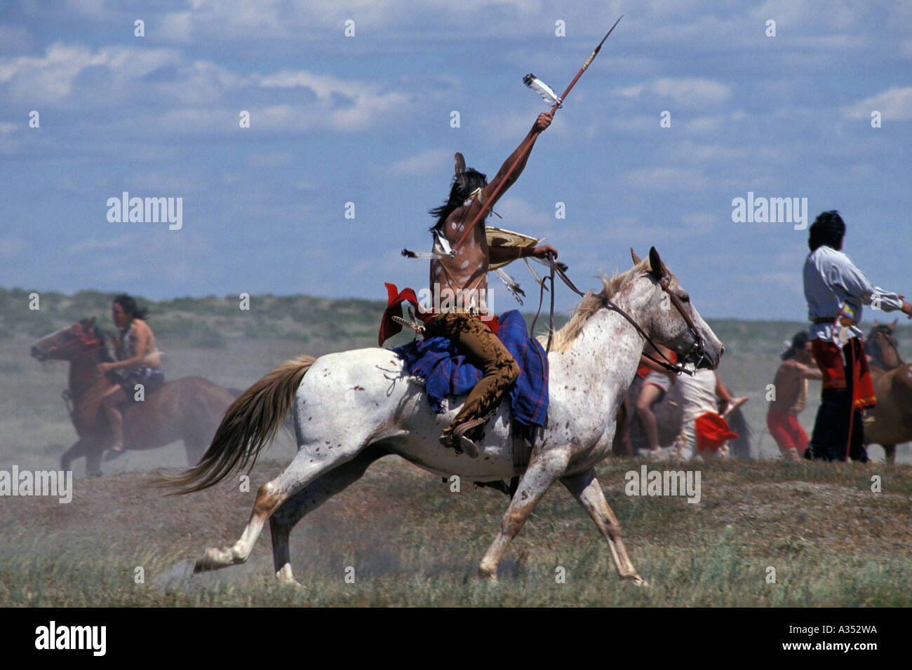Indian War Party High Resolution Stock Photography and Images - Alamy