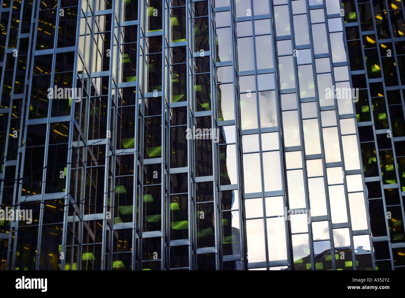 Skyscraper windows detail Stock Photo - Alamy
