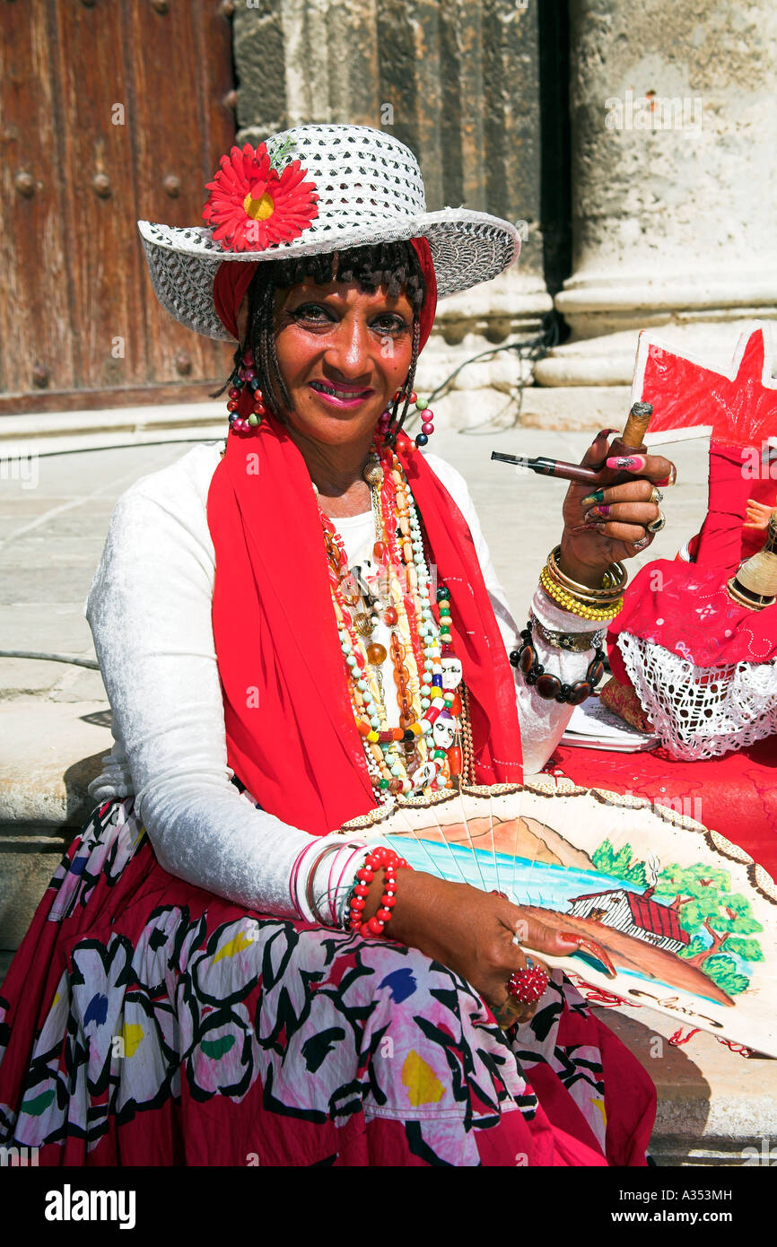 Cuban Woman Smoking Pipe High Resolution Stock Photography and Images ...