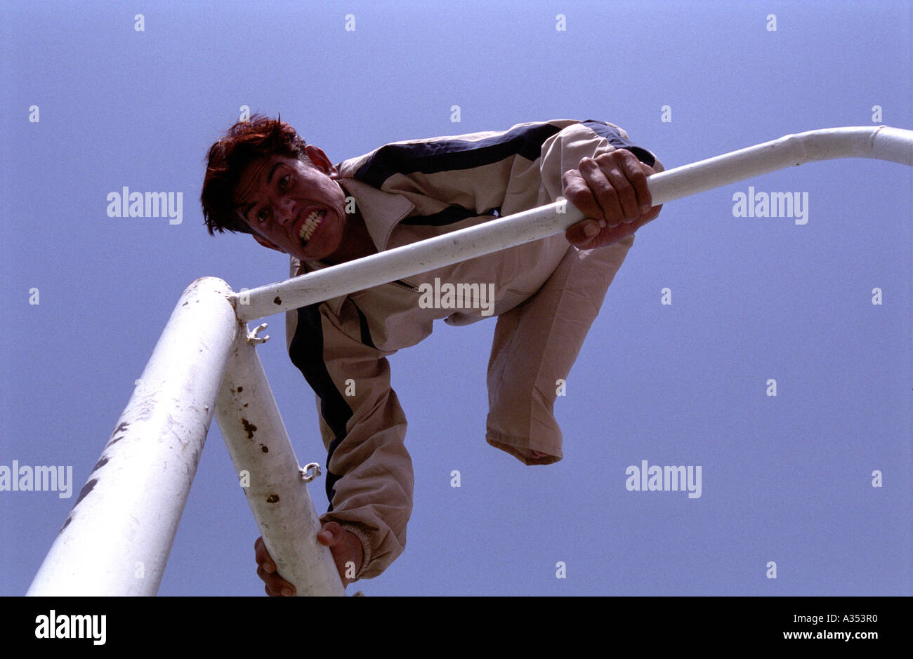 Physical handicapped athlete playing games at Ghazi Stadium Stock Photo ...