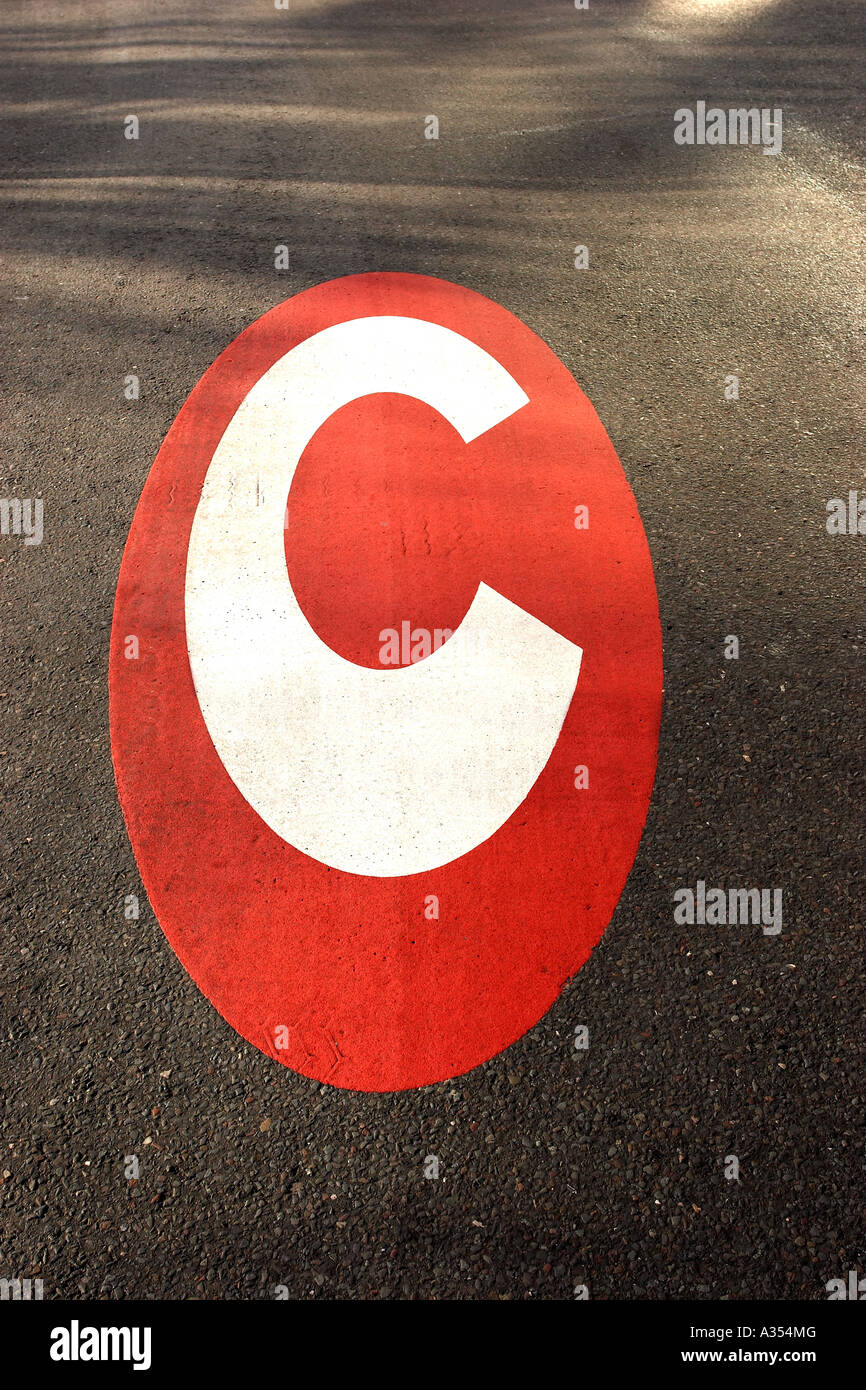 C road sign hi-res stock photography and images - Alamy